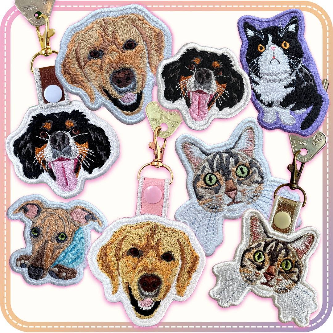 Patches & Key Rings – Skipping Stitches